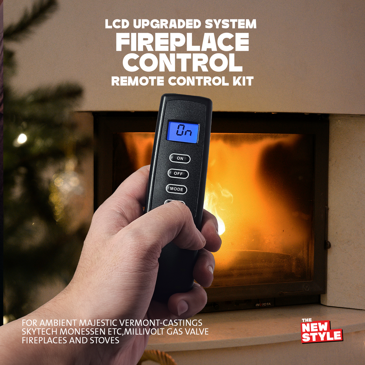 Remote Control Thermostat Kit For ,Millivolt Gas Valve Fireplaces and ...